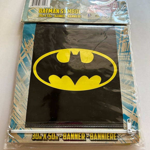 DC Comics | Toys | Dc Comics Batman Symbol Banner | Poshmark
